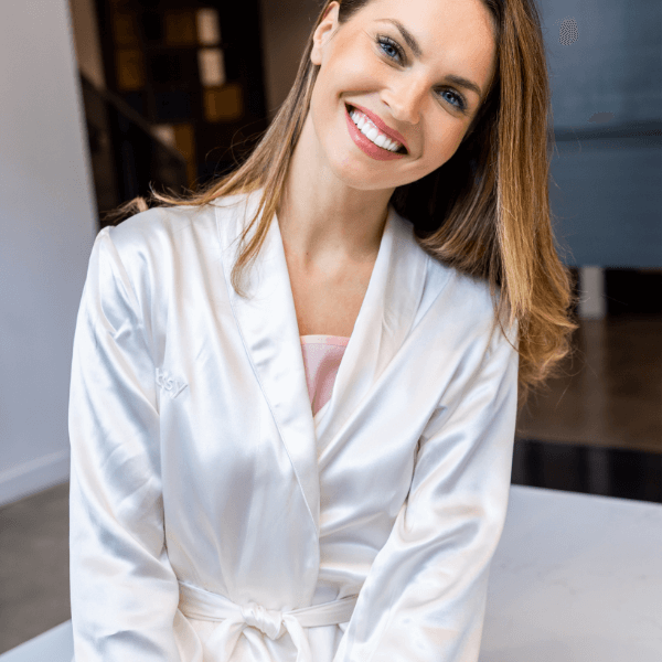 This White Silk Robe for Brides Is The Most Luscious Thing Ever - Singapore